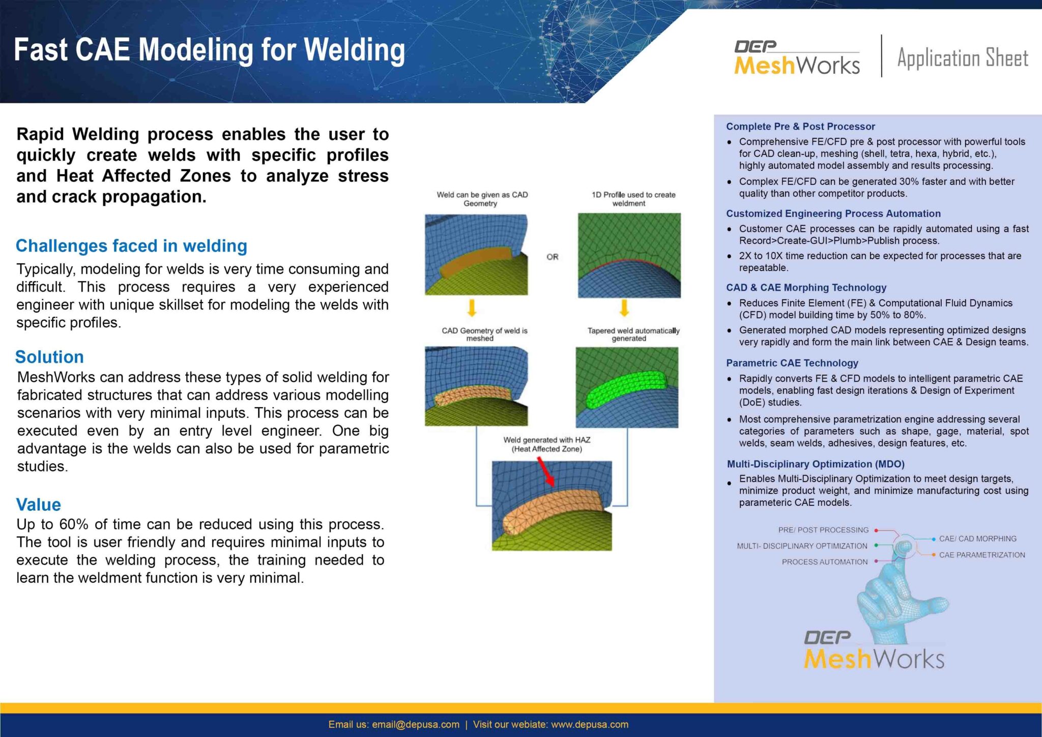 Application Sheet | DEP